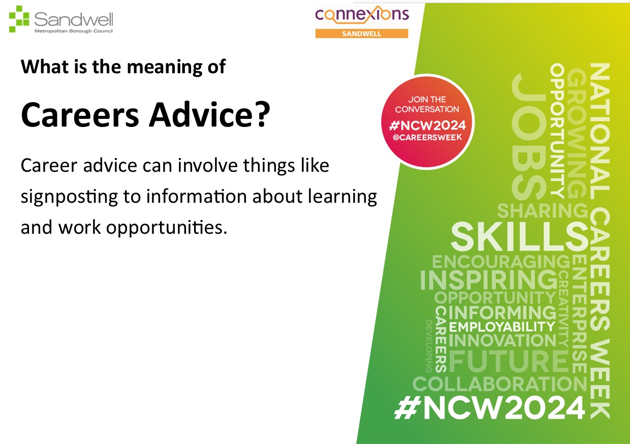 Careers Advice - Connexions Sandwell